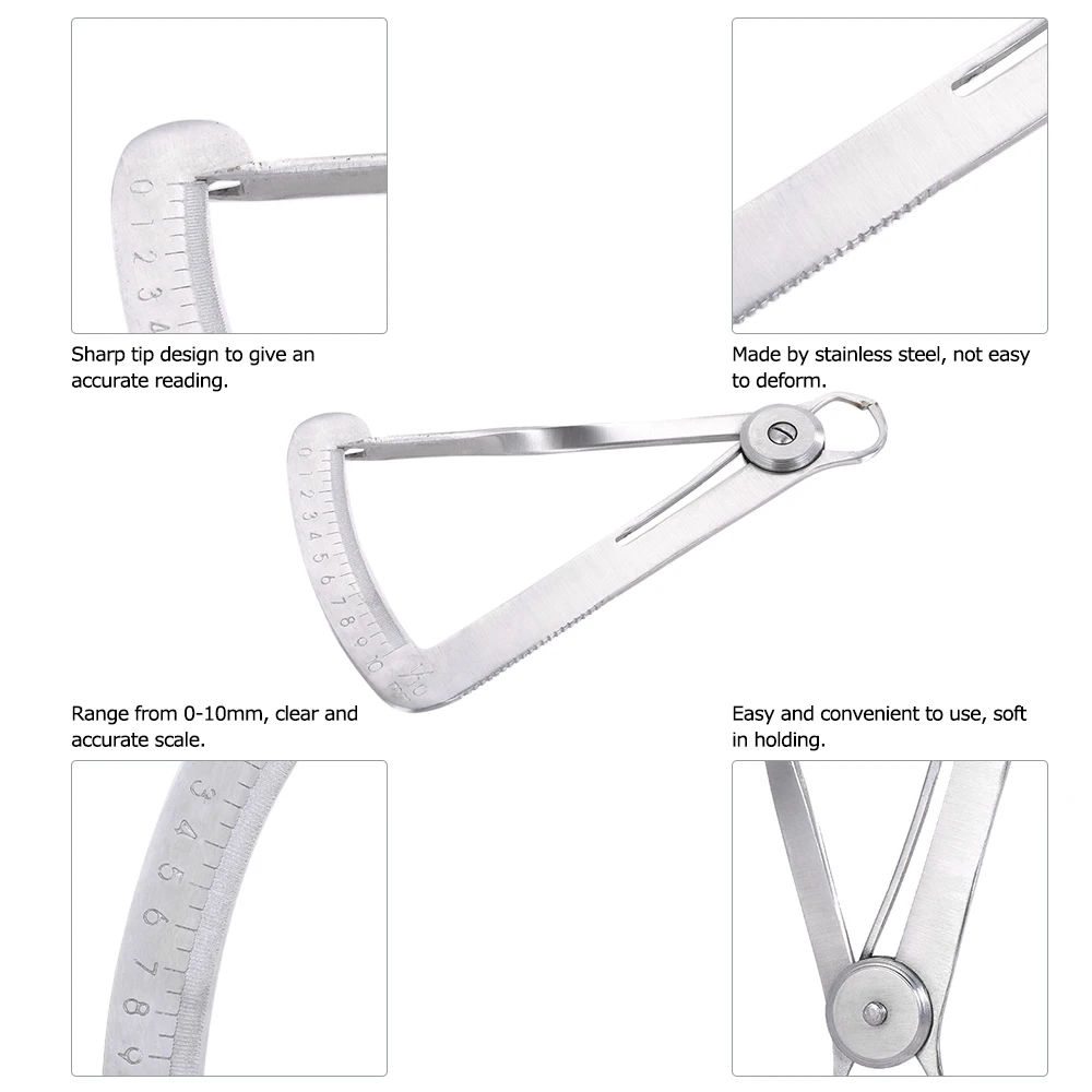 ETOPOO Stainless Steel Caliper - Autoclavable Dental Tool