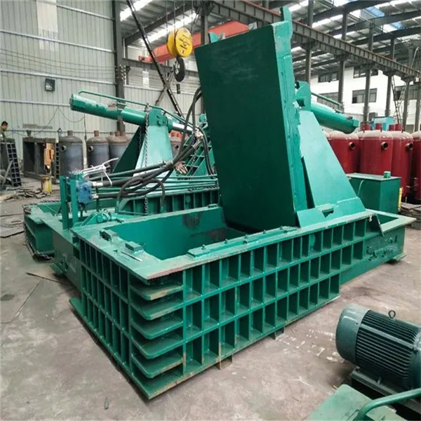 metal leftover materials, steel paring compress machine Horizontal ...