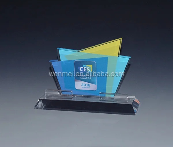 Custom Design Acrylic Plexiglass Trophy Award Medals