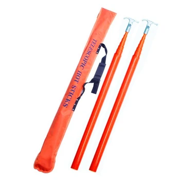 Extension Link 12m Hot Stick With Fiberglass Hook 7 Sections - Buy ...
