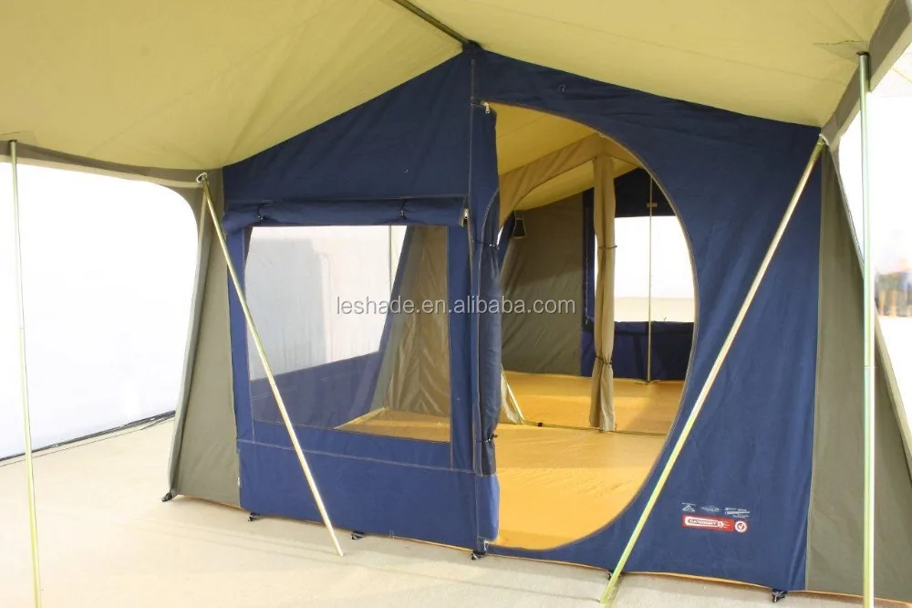 Large Family Camping Cotton Canvas Tent 3 Rooms - Buy Large Family ...