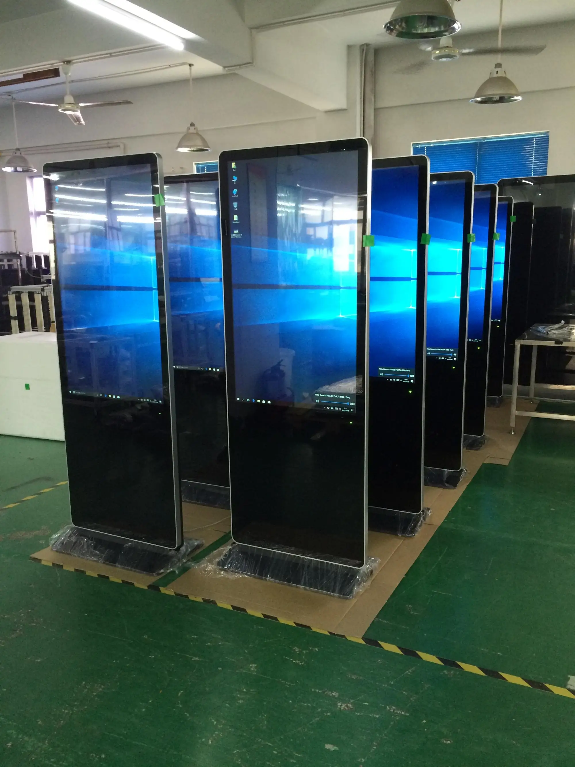 55inch Indoor Electronic Advertising Led Display Screen Digital Banner ...