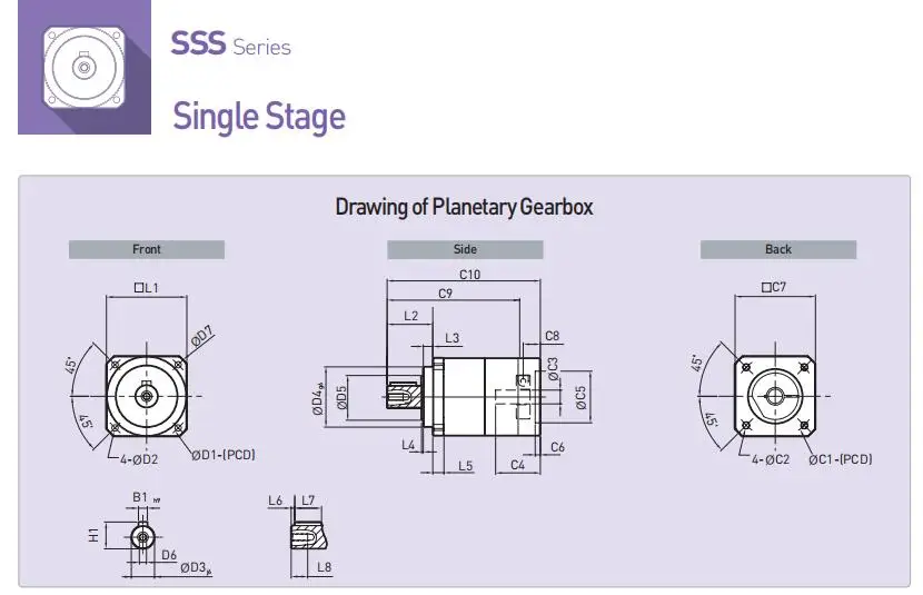 Korea LG/LS Planetary Gearbox SSS Series - Precision & Efficiency