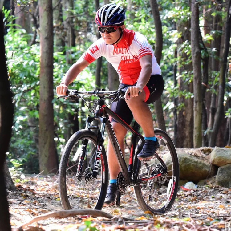 UDING Remote Lock Tapered Straight Tube Air Gas Fork for MTB