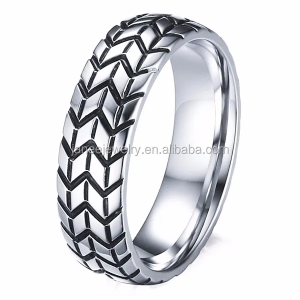 Cheap Wholesale Biker Ring Stainless Steel Cool Tire Ring for Men ...