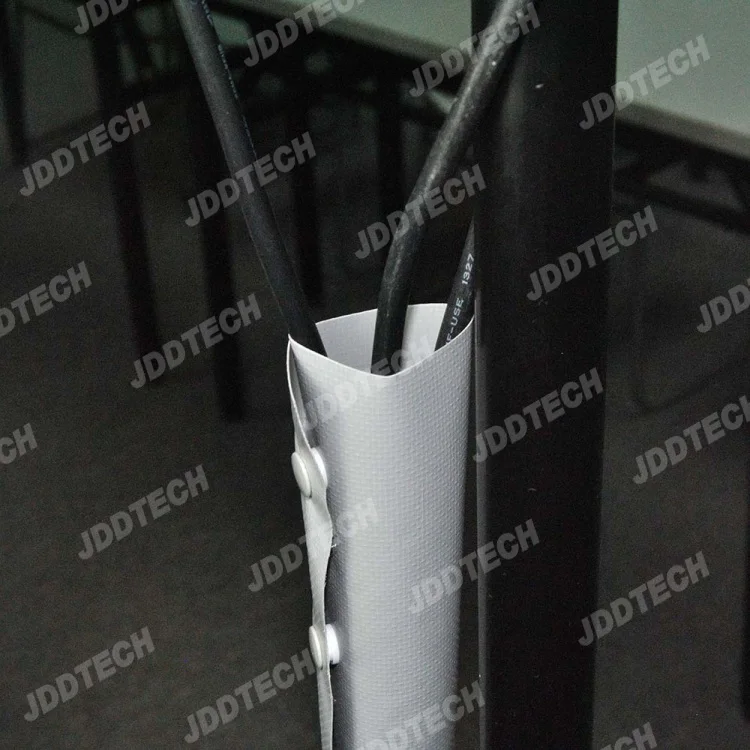 Twist Button Type Cable Protection: PVC Button Cable Wrap Wire Sleeve