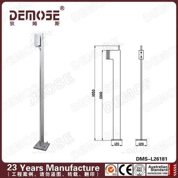 Steel Fence Post Base Plate Round Steel Post Supports - Buy Adjustable ...
