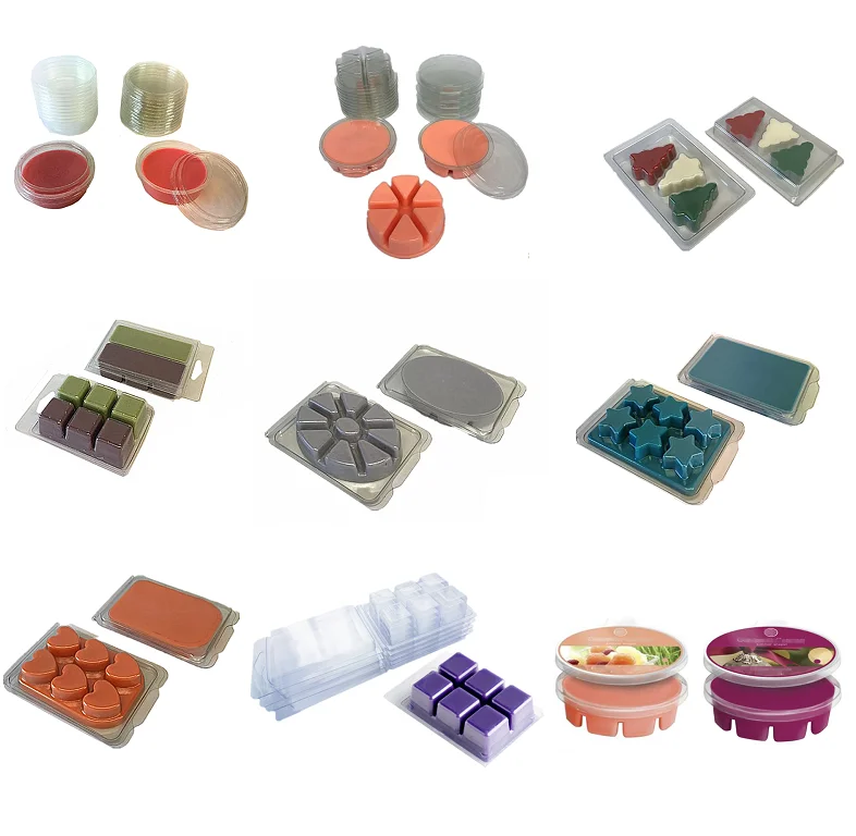 Customizing Circle Shape Clear Cavity Clamshells for Wax Melts