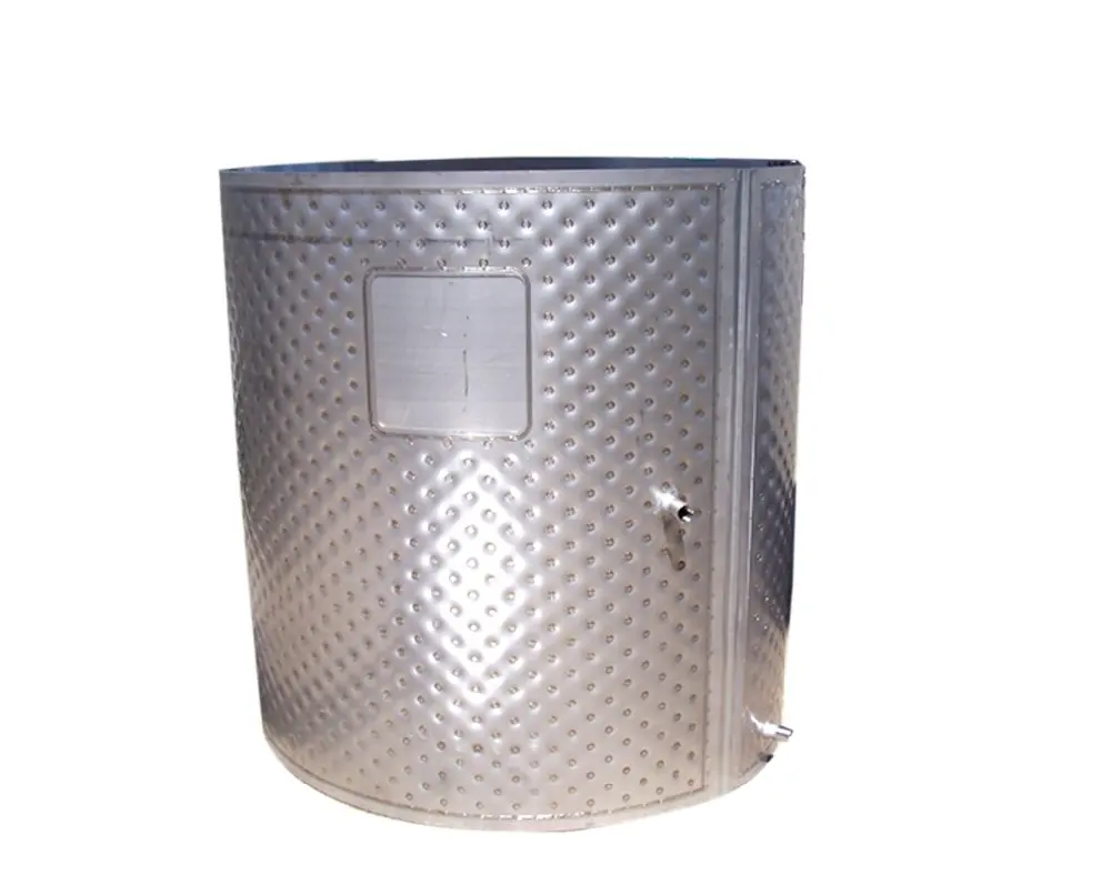 Pillow Dimple Jacket / Clamp-on Jacket Tank For Beer Milk Fermentation ...