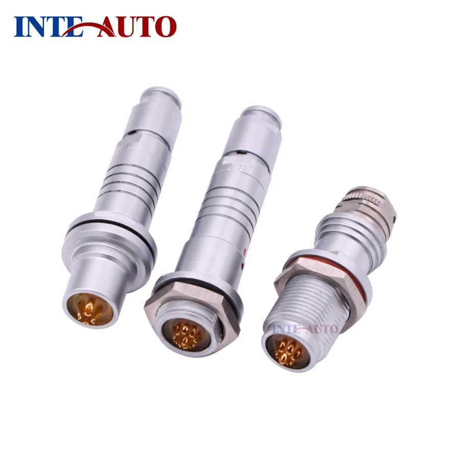 Fisher 104 Series 5 Pins Circular Push Pull Connector