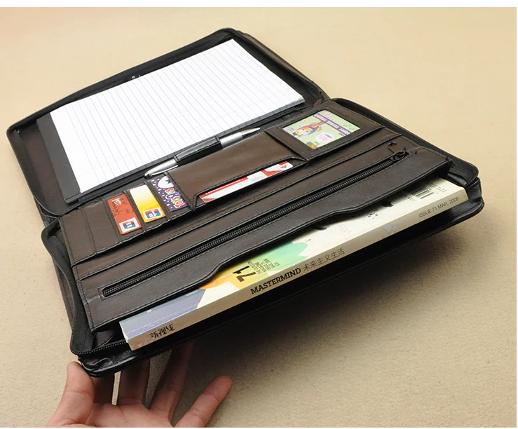 Best Selling Zip Leather Meeting Zip Decorative File Folders - Buy Zip ...