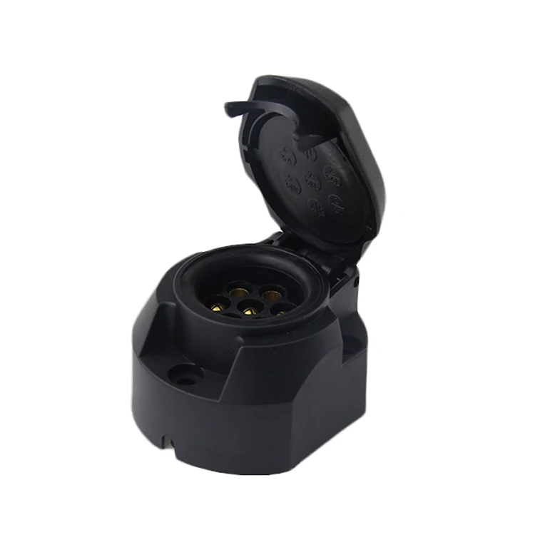 High Quality Trailer Part Round ABS 7 Pin Socket - Sinzero