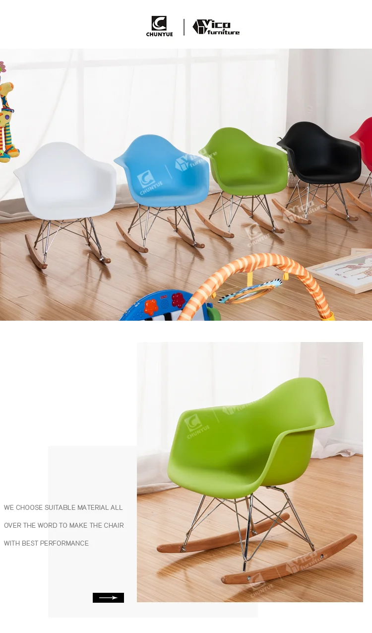 White Plastic Kids Kiddies Rocking Furniture Chair With Armrest - Buy ...