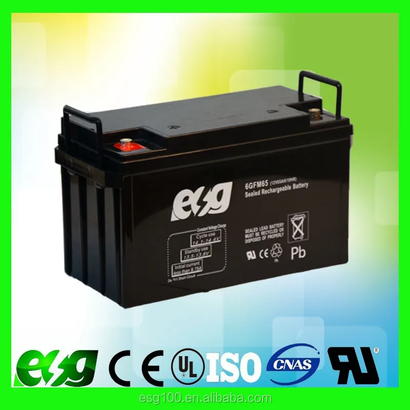 12 Volt Solar Battaries 12v 65ah Deep Cycle Storage Battery - Buy 12v ...