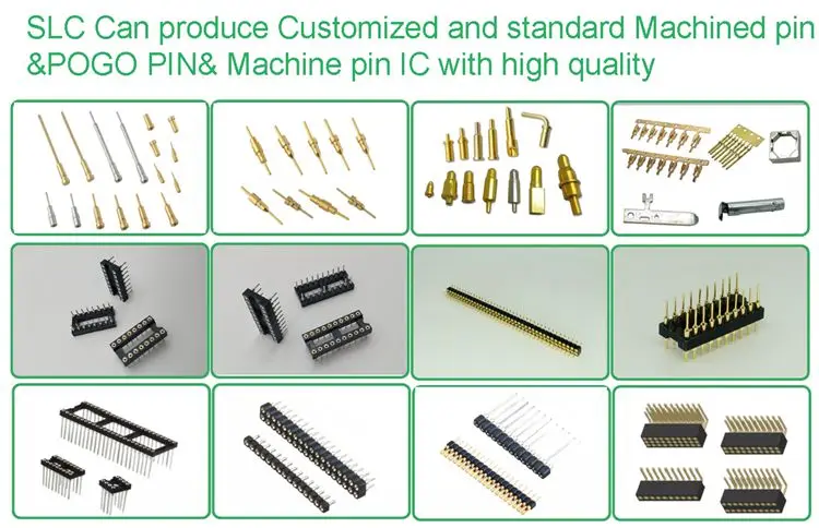 Pogo Pin Connector Spring Loaded Smt Tail Pcb Mount Gold Plated High ...