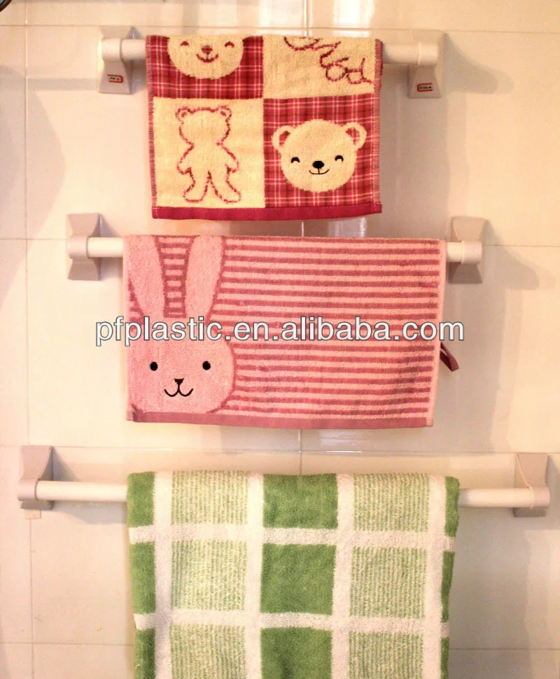 Self Adhesive Bathroom Plastic Towel Rail Towel Bar - Buy Towel Rail ...