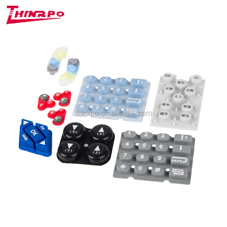 Customize Rubber Push Button - Dustproof Silicone Cover