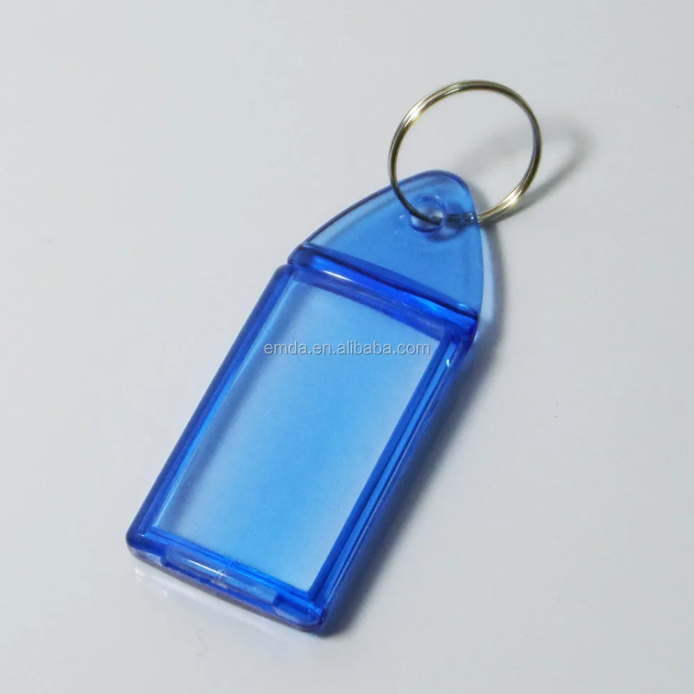 Blank Writable Lear Plastic Blank Key Ring Tags For Office And Hotel ...