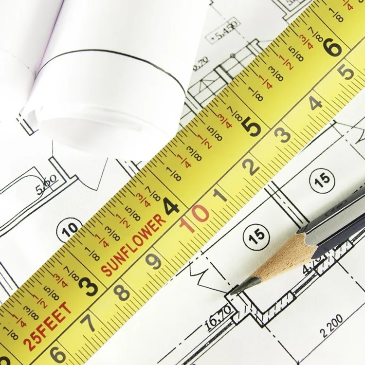 Factory Supply Customized Logo Sticker Tape Measure Measuring Tape 5m ...