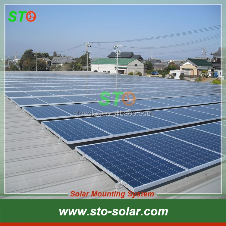 Standing Seam Roof Solar Pv Panel Mounting/racking Brackets Kits - Buy ...