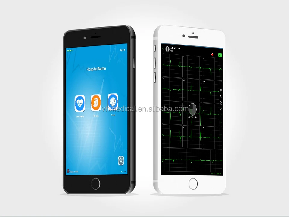 Wireless Hospital Bluetooth 4.0 Ecg Device - Buy Bluetooth 4.0 Heart ...