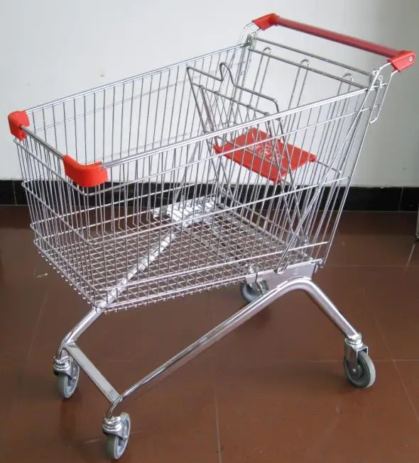 Moq 20 Pcs 135l Caddy Trolley With Coin Lock Systems For Europe ...