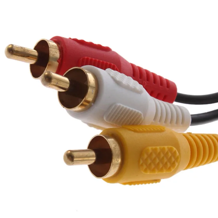 New Av Out Cable Gold Plated Av Rcable Ca Video Audio Cable Composite ...