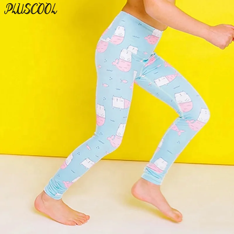 Oem Fitness Kids Girls Gym Pants Animal Printed Pattern Sports Yoga ...