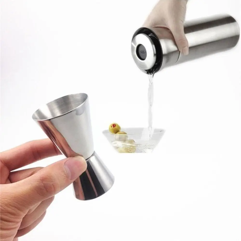 Stainless Spirit Cocktails Measure Cup 2 Sizes Shot Jigger Alcohol Vodka Ounce Buy Stainless