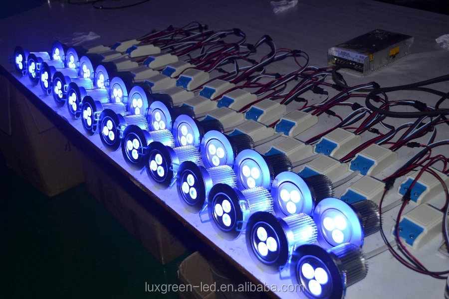 Ce Rohs Fcc 12-24v 3x8w 4in1 Rgbw Led Ceiling Light Controlled By Rgbw ...