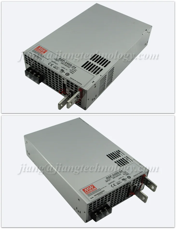 Mean Well Rsp-2400-24 2400w 24v Ac Dc Smps Pfc 100amp Power Supply - Buy 100a Power Supply 24v ...
