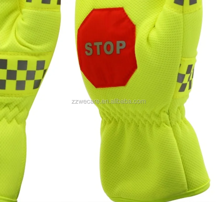 Reflective Control Hand Protection Traffic Safety Gloves