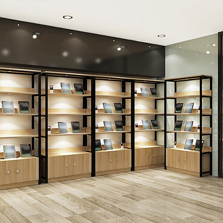 Electronics Computer Display Cabinet Stand Shop Fitting For Computer ...