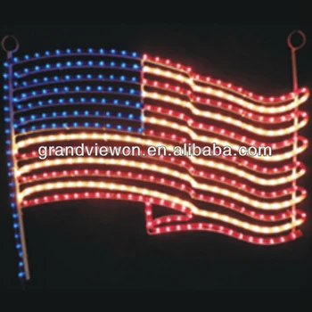 Usa (america) Led Flag Lights For Outdoor Decorations With Ce Sgs - Buy ...