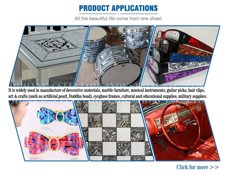 Wholesale Transparent Celluloid Sheets - Easy to Dissolve