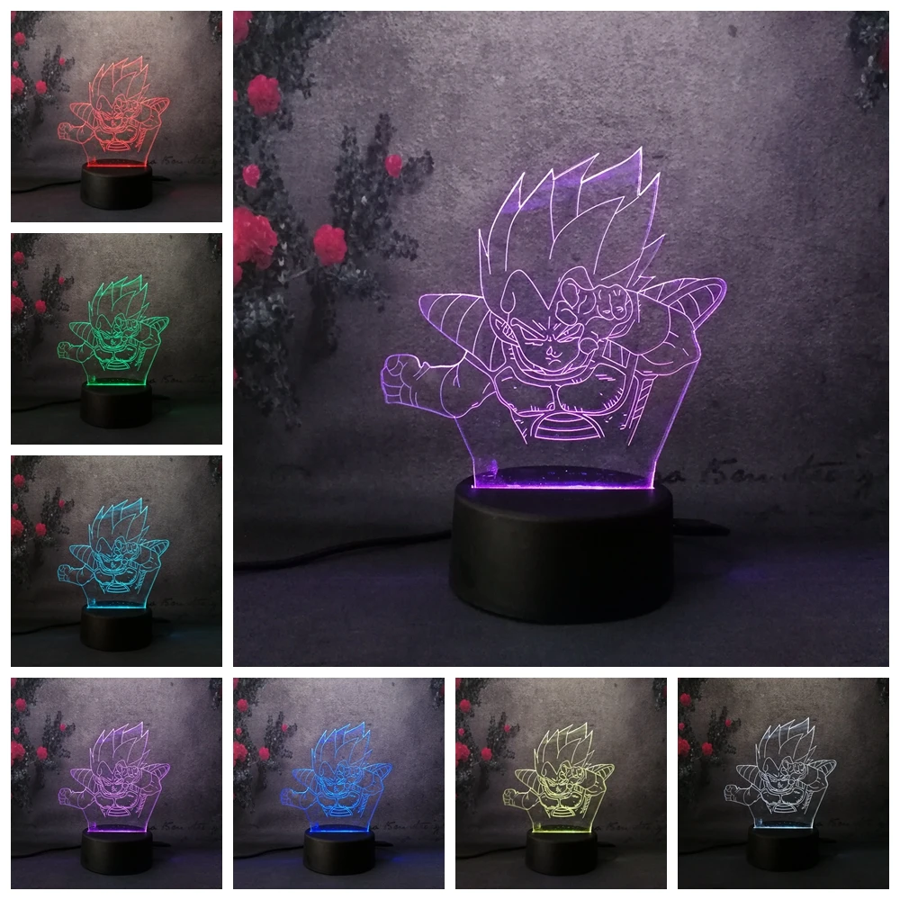 Goku Get Dragon Ball Dragon Ball Son 3d Touch Lamp Led Night Light ...