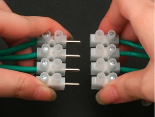 12 Pole Vertical Mounted Male And Female Pluggable Terminal Block - Buy ...