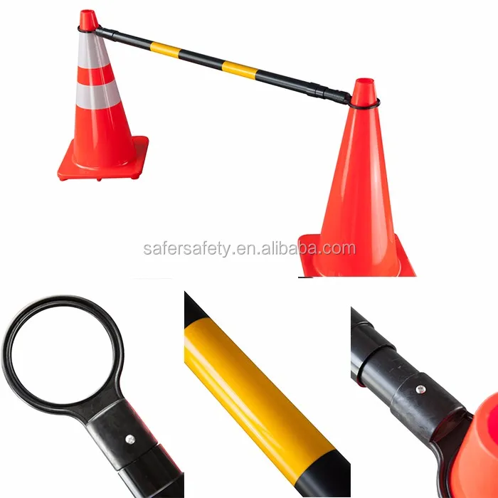 Plastic Retractable Safety Extendable Cone Bar - Buy Retractable ...