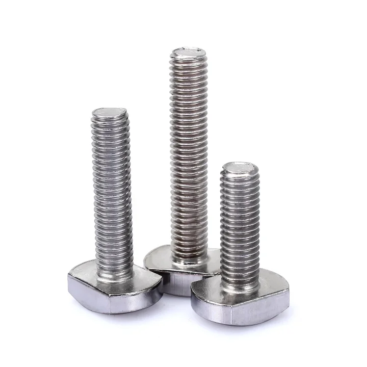 Custom European Standard T Square Head Bolt - Stainless Steel