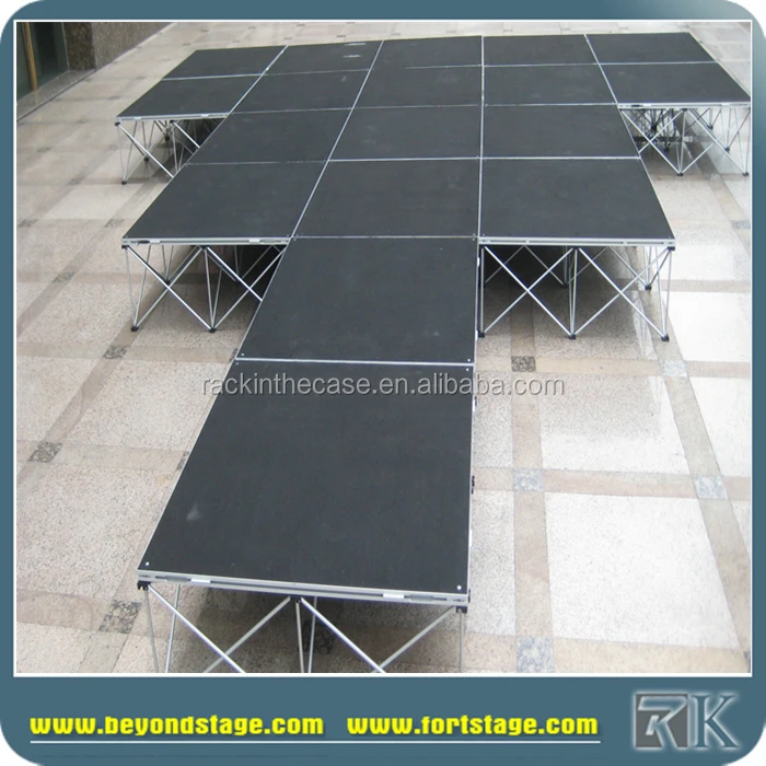 Aluminum Carpet Panel Stage with Portable Stage Folding Riser| Alibaba.com