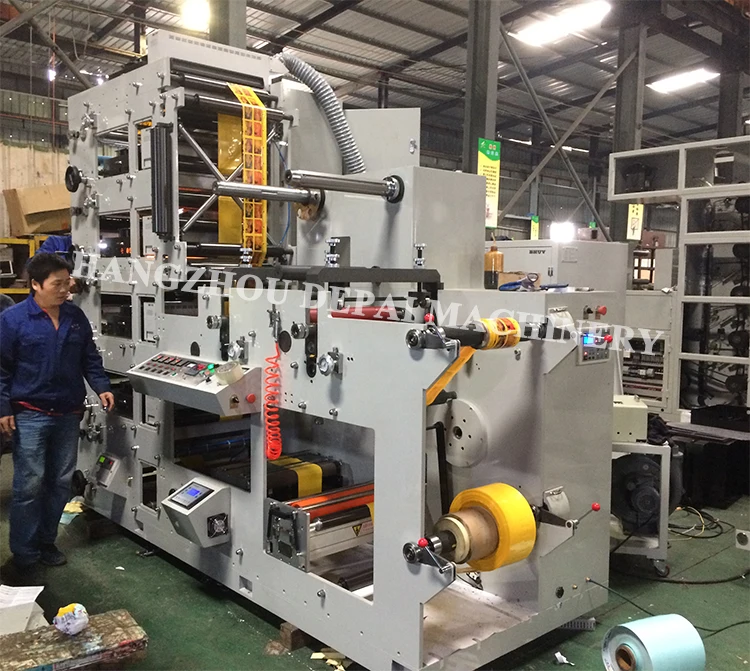 Mesin Cetak Flexo 6 Warna Label Digital Roll To Roll Kecil - Buy Roll ...