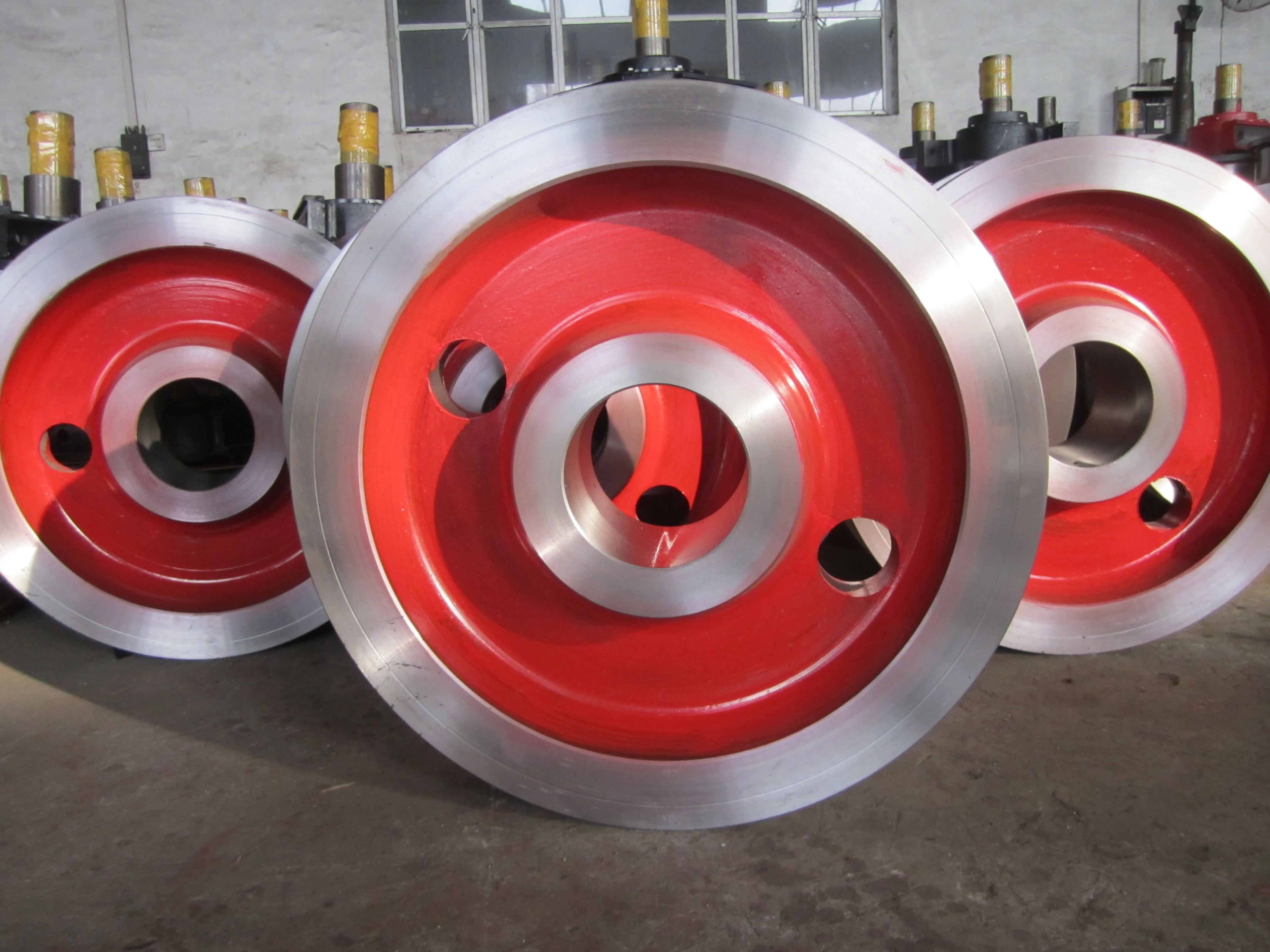 Large Oem Casting Steel Crane Sheave Pulley - Buy Crane Pulley,Crane ...