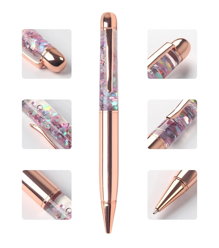 Big Fat Barrel Empty Pen Rose Gold Electroplated 3d Chubby Liquid ...