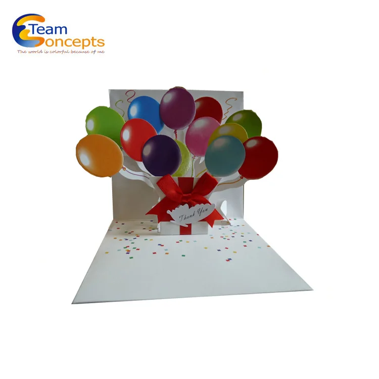 Handmade Paper Decorating Craft Happy Birthday Paper Greeting Card ...