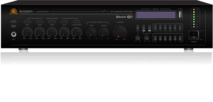 Rh -audio Multi Zone Mixer Amplifier With Wifi Usb /blue Tooth Mixer ...