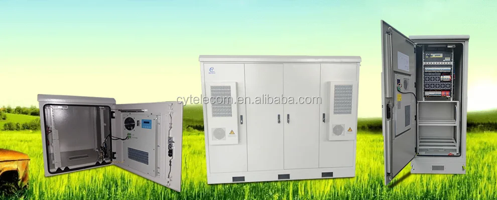 19 Inch Rack Outdoor Telecom Power Cabinet IP55 IP65