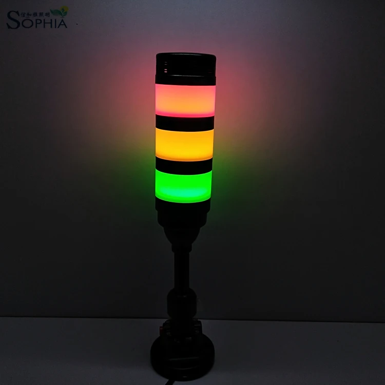 Sophia Tl70 Led Signal Tower Lights Stack Light With Black Body - Buy ...