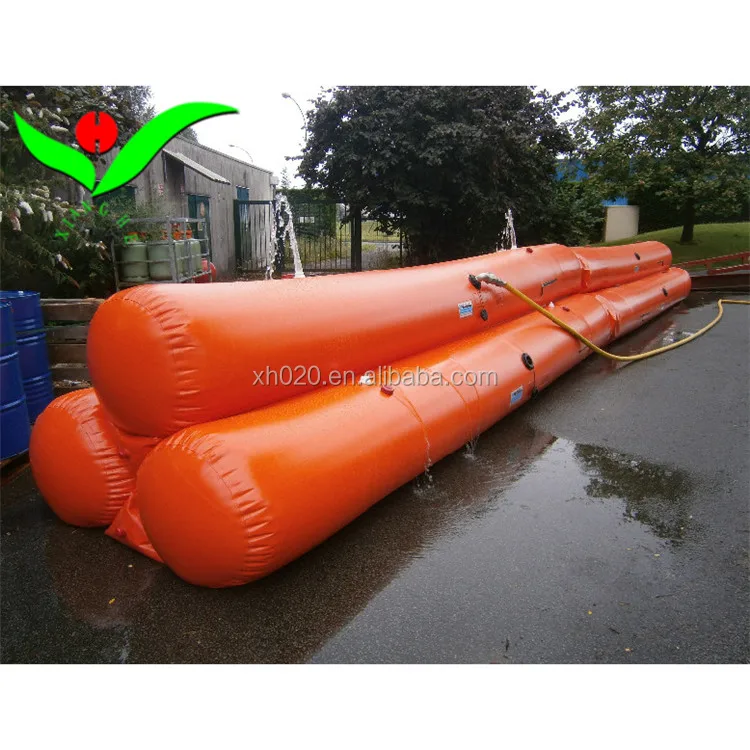 Double Or Triple Tube Inflatable Water Barrier Inflatable Water Dam For ...