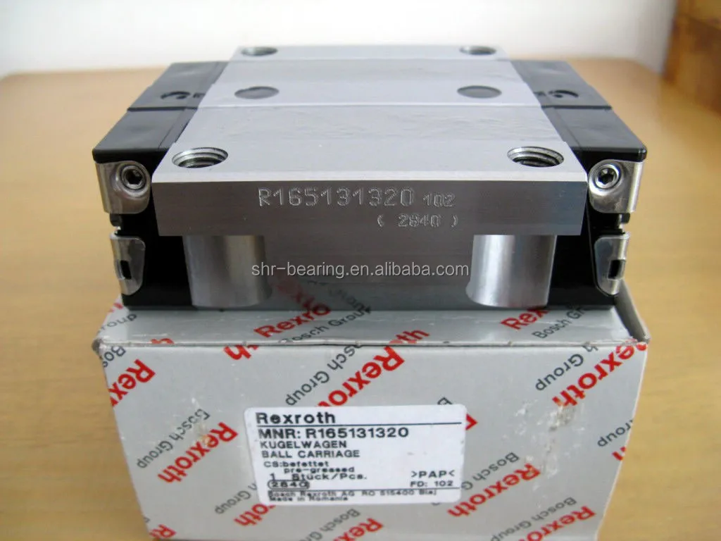 Rodamiento Lineal R165131320 Rexroth, Bloque de Deslizamiento MNR ...