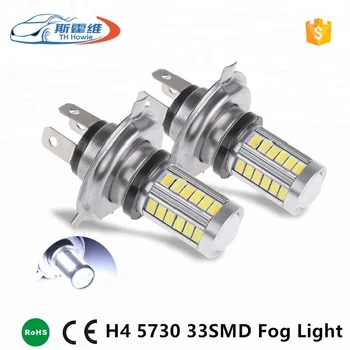 Universal H4 Socket High Low Beam 5730 Chip 33 Smd Car Led Headlight ...